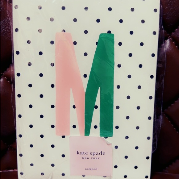 kate spade | Office | Kate Spade Sparks Of Joy Initial M Notepad | Poshmark